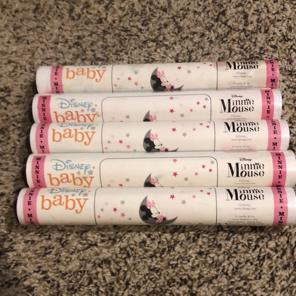 Disney | Accessories | 4 Rolls Of Minnie Mouse Wall Decals | Poshmark